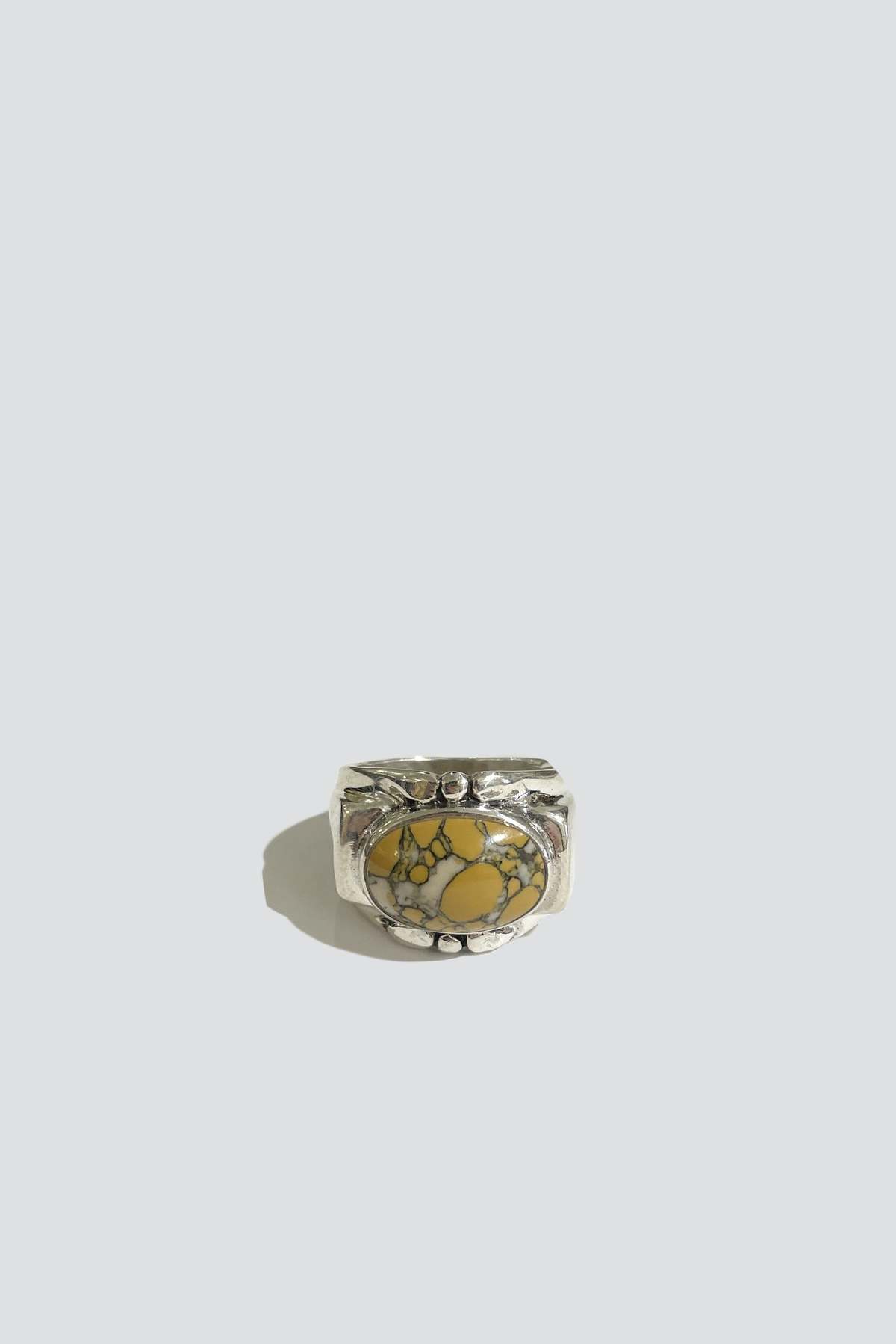 Jasper Signet Ring - Sterling Silver/Yellow | Garmentory