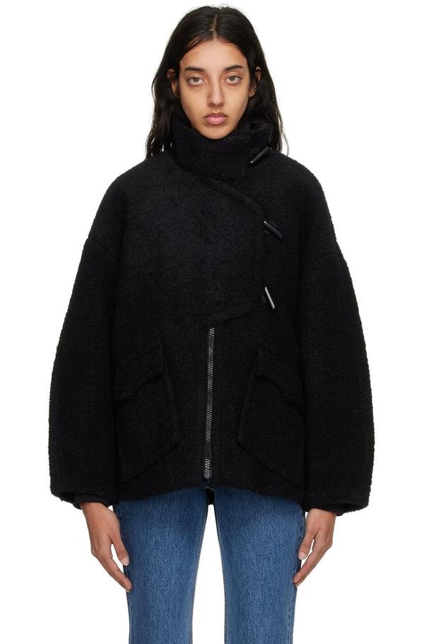 Ganni Drop Shoulder Jacket - Black | Garmentory