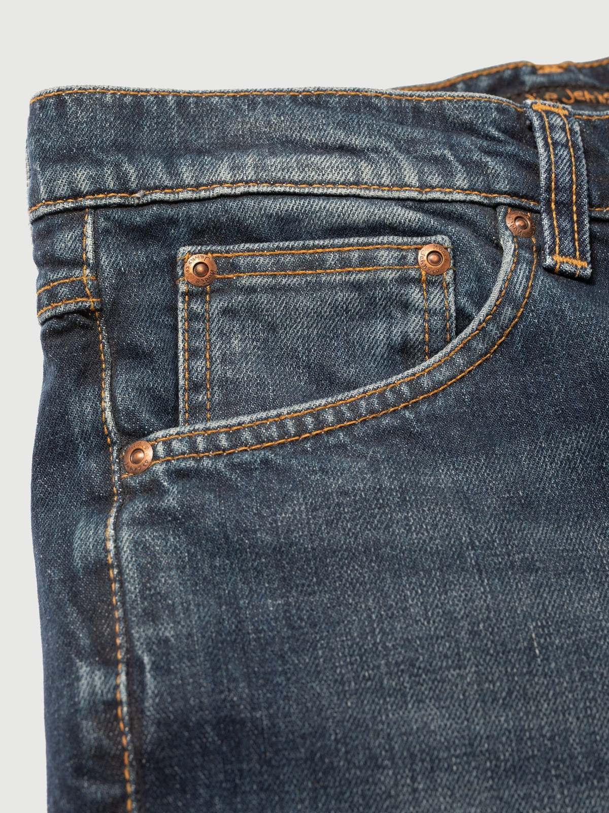 Nudie Lean Dean Jean - Deep Ocean Wash | Garmentory