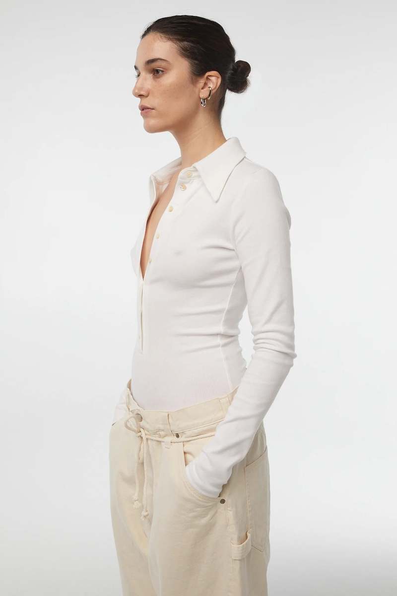 Line by K Sayda Bodysuit - White | Garmentory