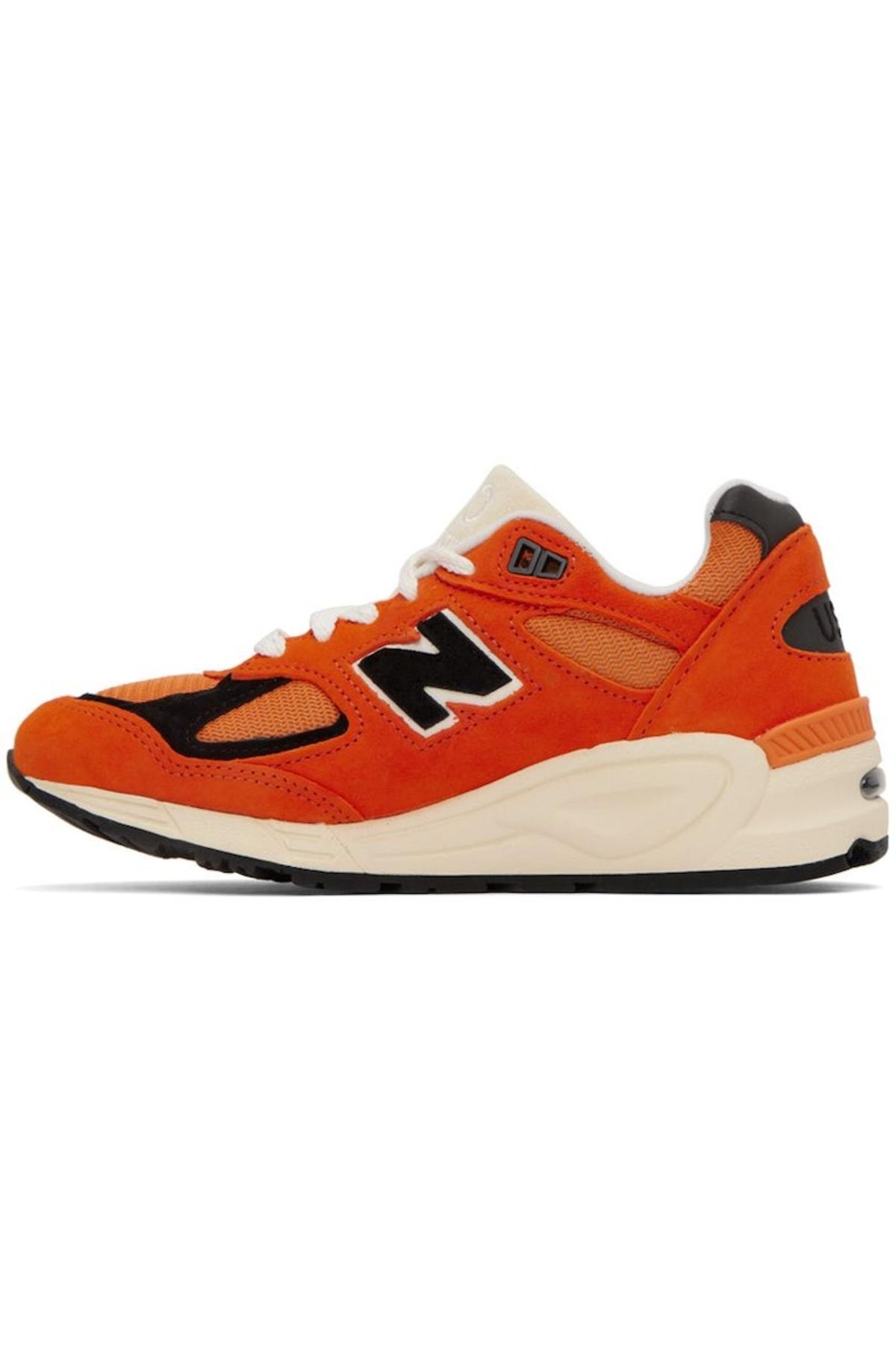 New Balance Orange & Black 990v2 Sneakers | Garmentory