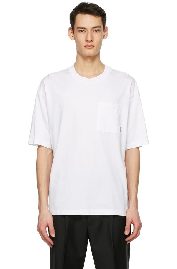 Acne Studios White Pocket T-Shirt | Garmentory