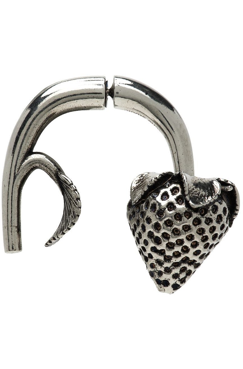 Acne Studios Strawberry Earring - Silver | Garmentory