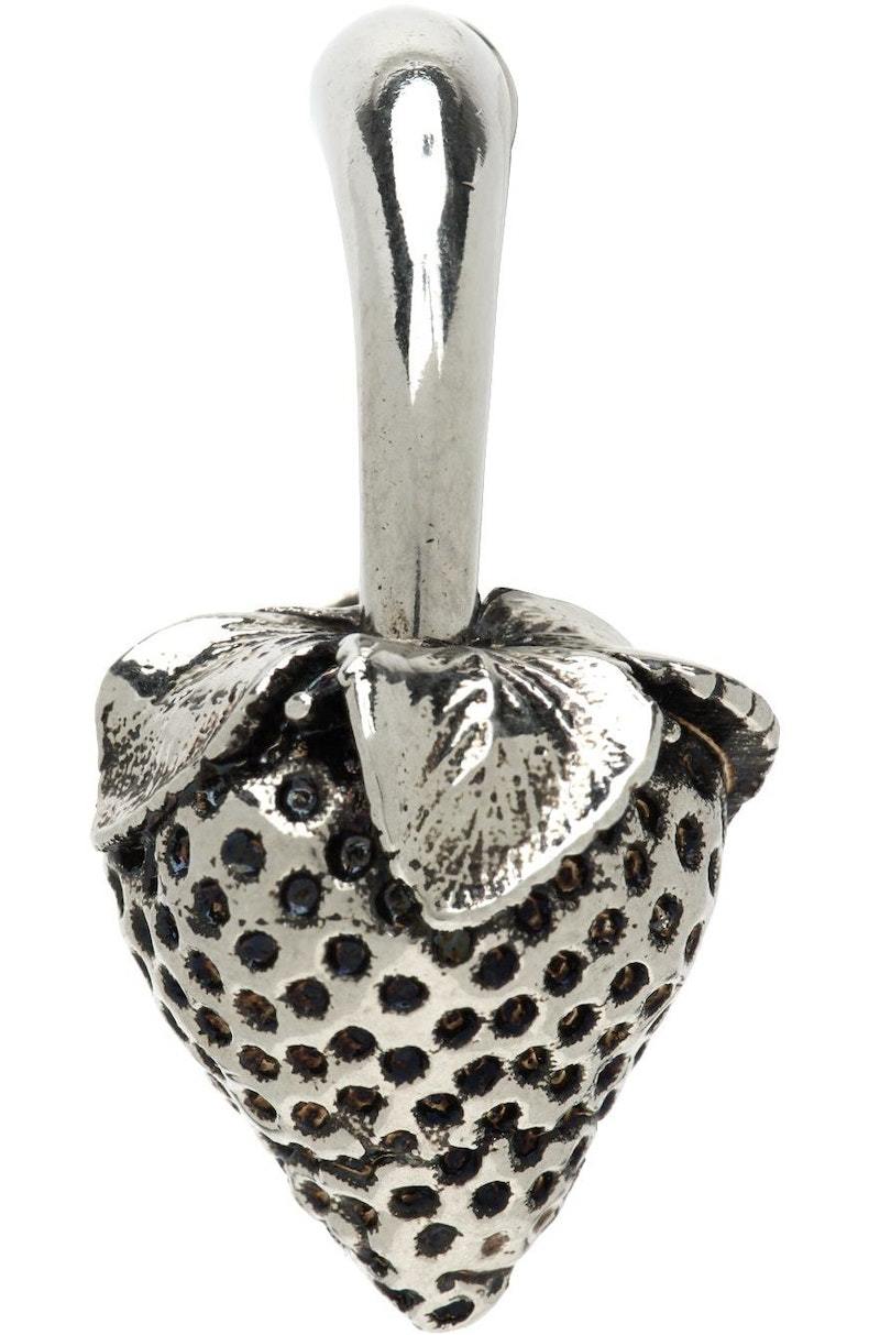 Acne Studios Strawberry Earring - Silver | Garmentory