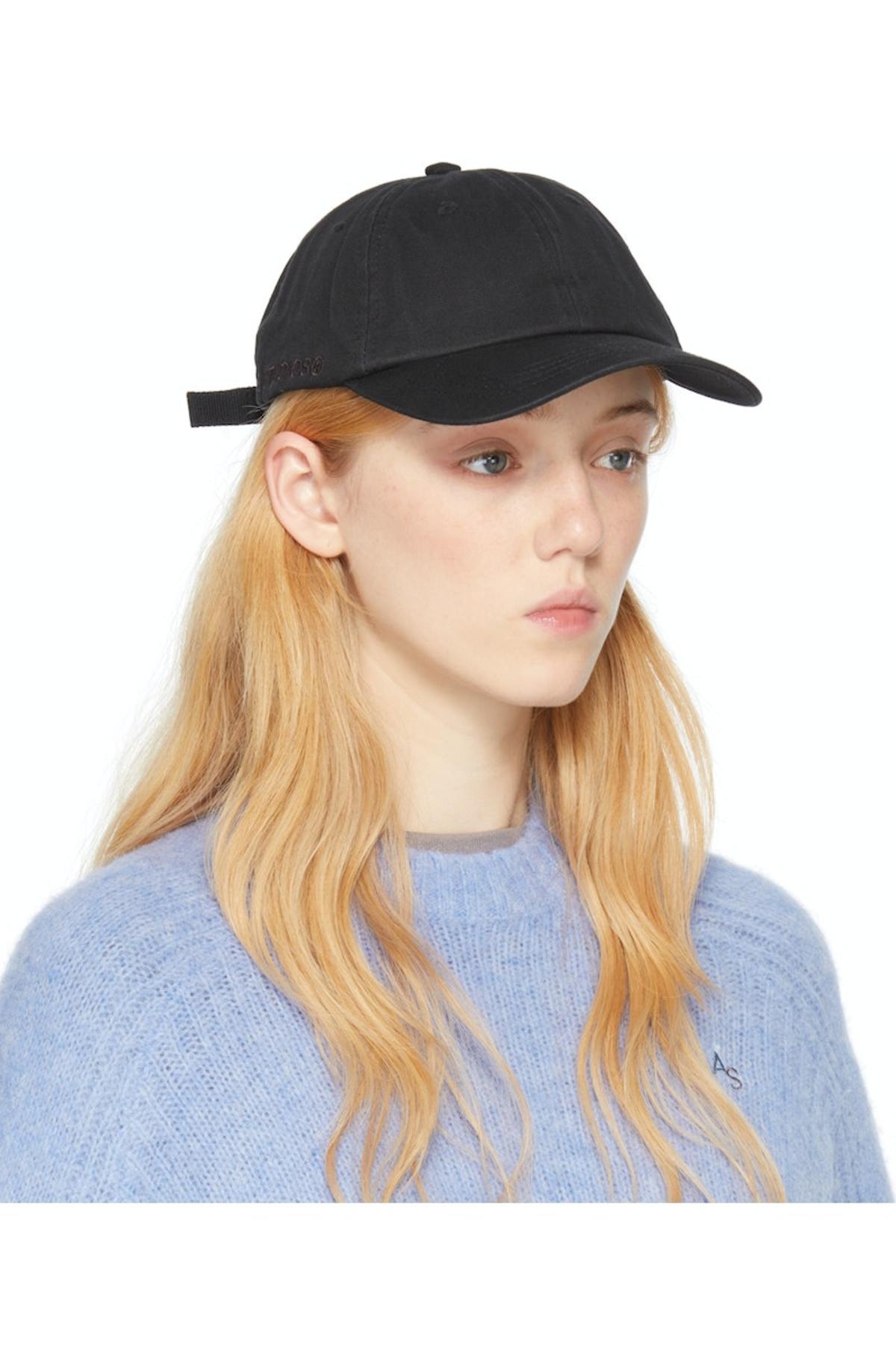 Acne Studios Cotton Cap - Black | Garmentory