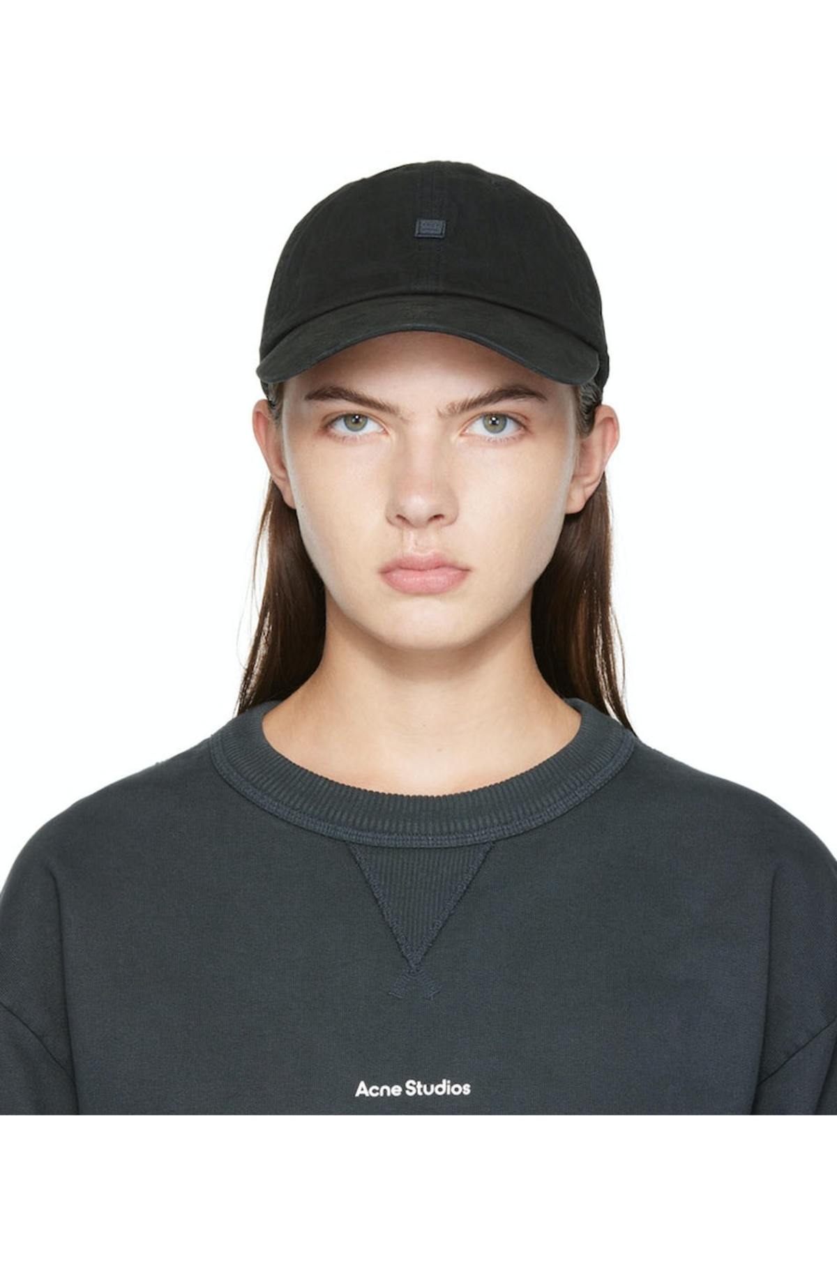Acne Studios Patch Cap - Black | Garmentory