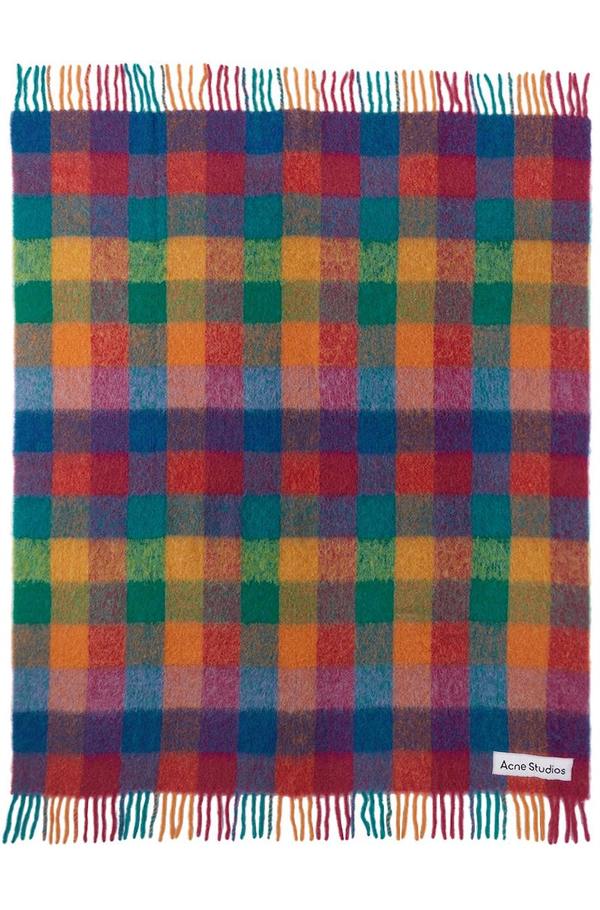Acne Studios Multicolor Check Blanket | Garmentory