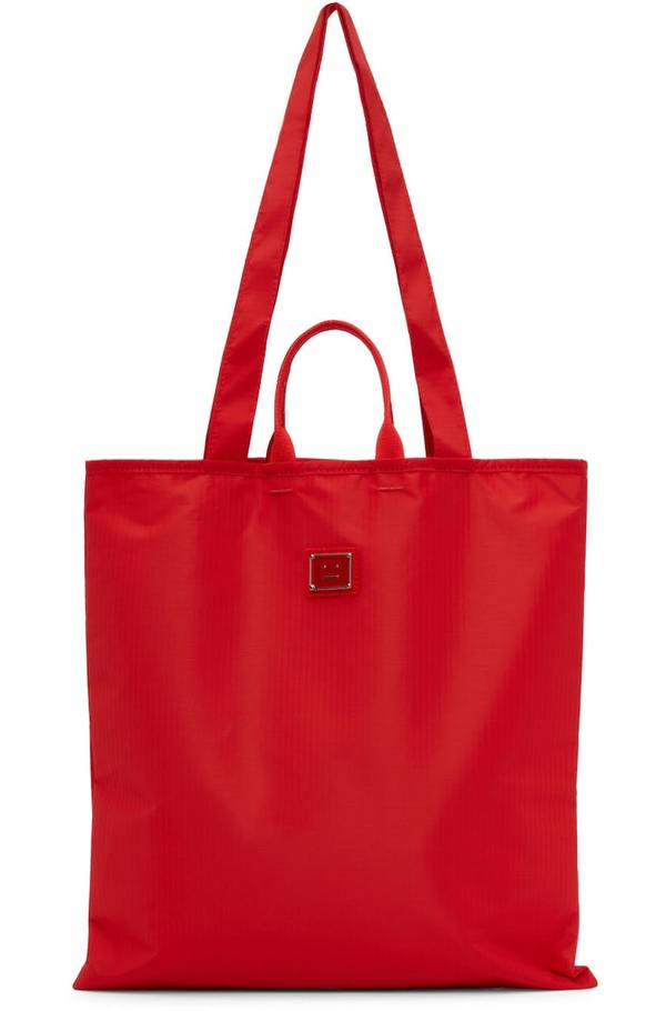 Acne Studios Ripstop Tote - Red | Garmentory