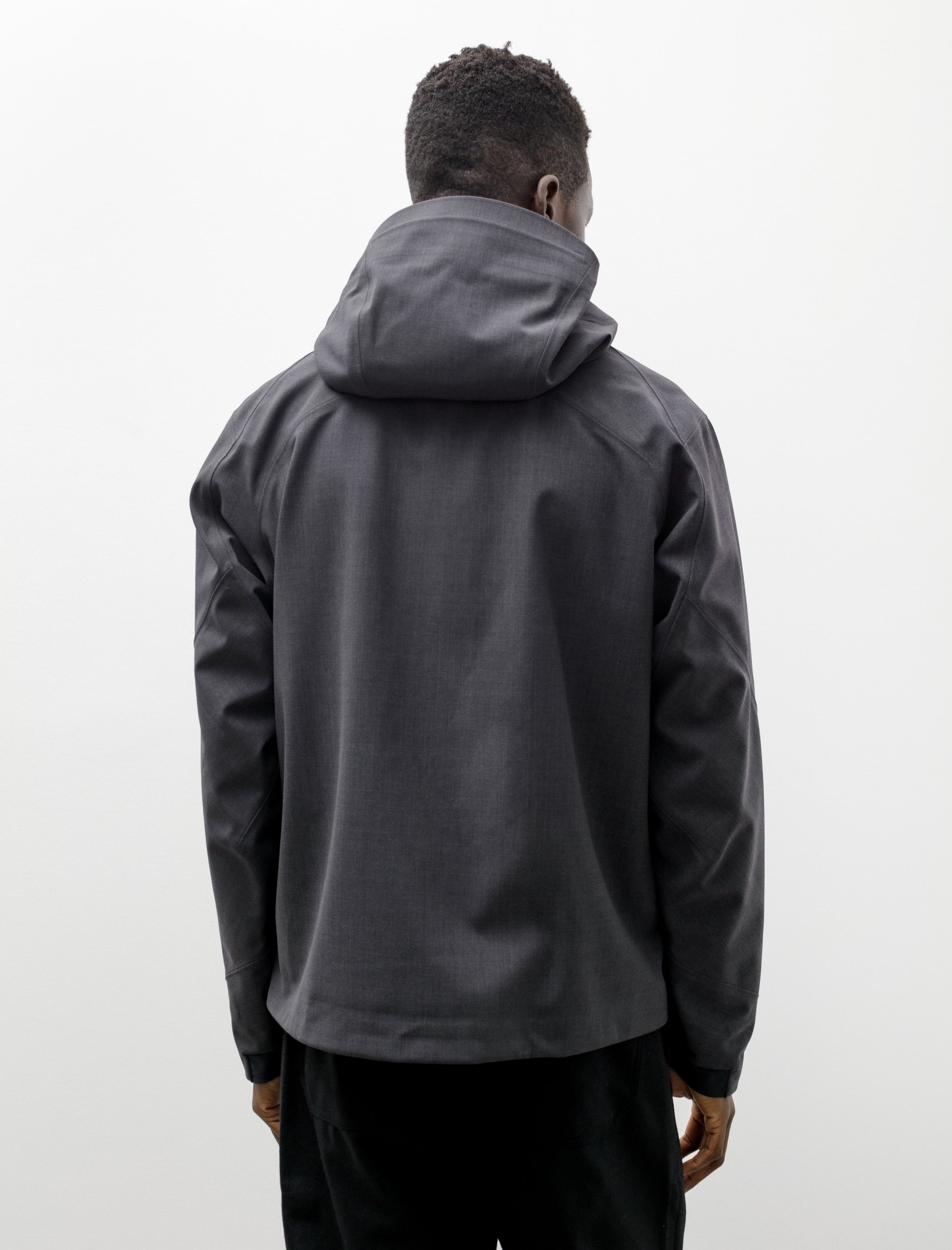 Veilance Isogon Tech Wool Jacket - Black Heather | Garmentory