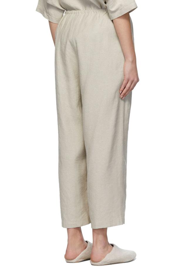 Lauren Manoogian Beige New Dormer Lounge Pants | Garmentory