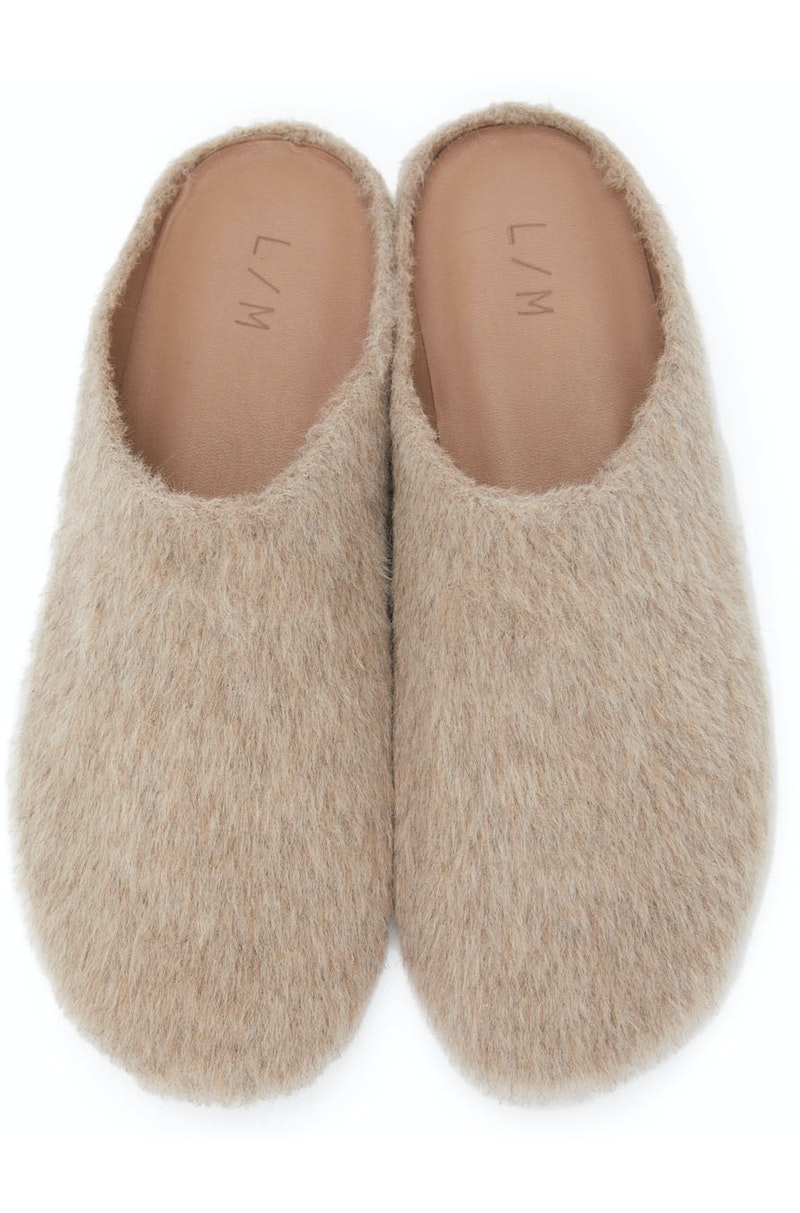 Lauren Manoogian Beige Brushed Vault Mules | Garmentory