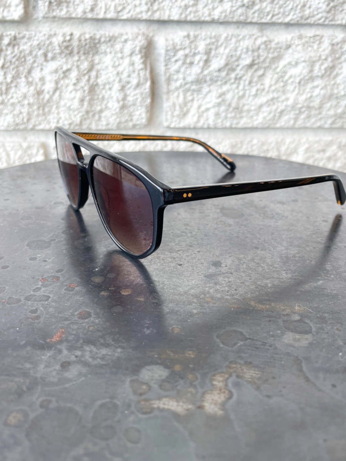 Krewe Brando Frames - Black/Black Tea | Garmentory