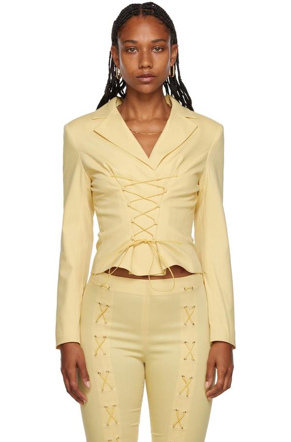 Paloma Wool Yellow Ciro Blazer | Garmentory