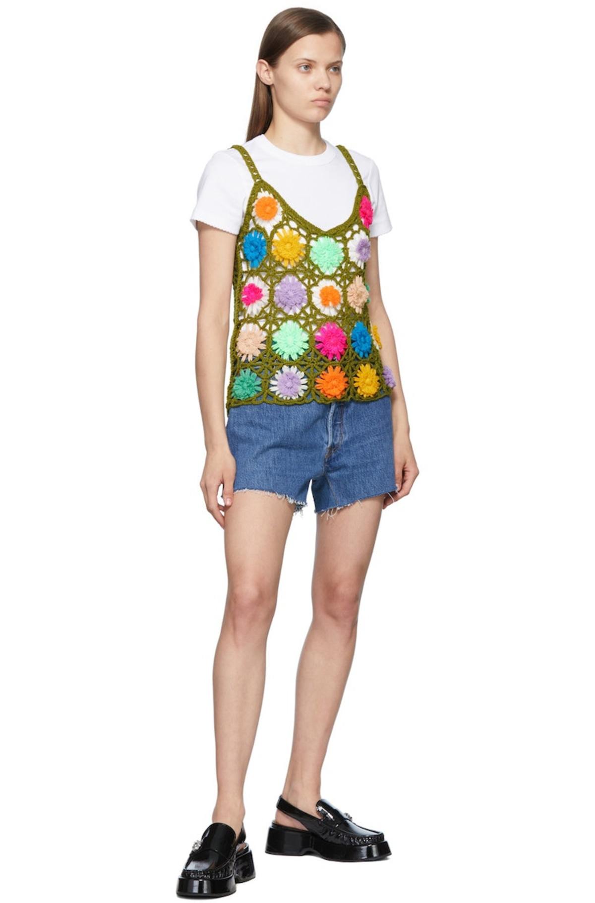 GANNI Retro Slingback Platform Loafers - Black | Garmentory