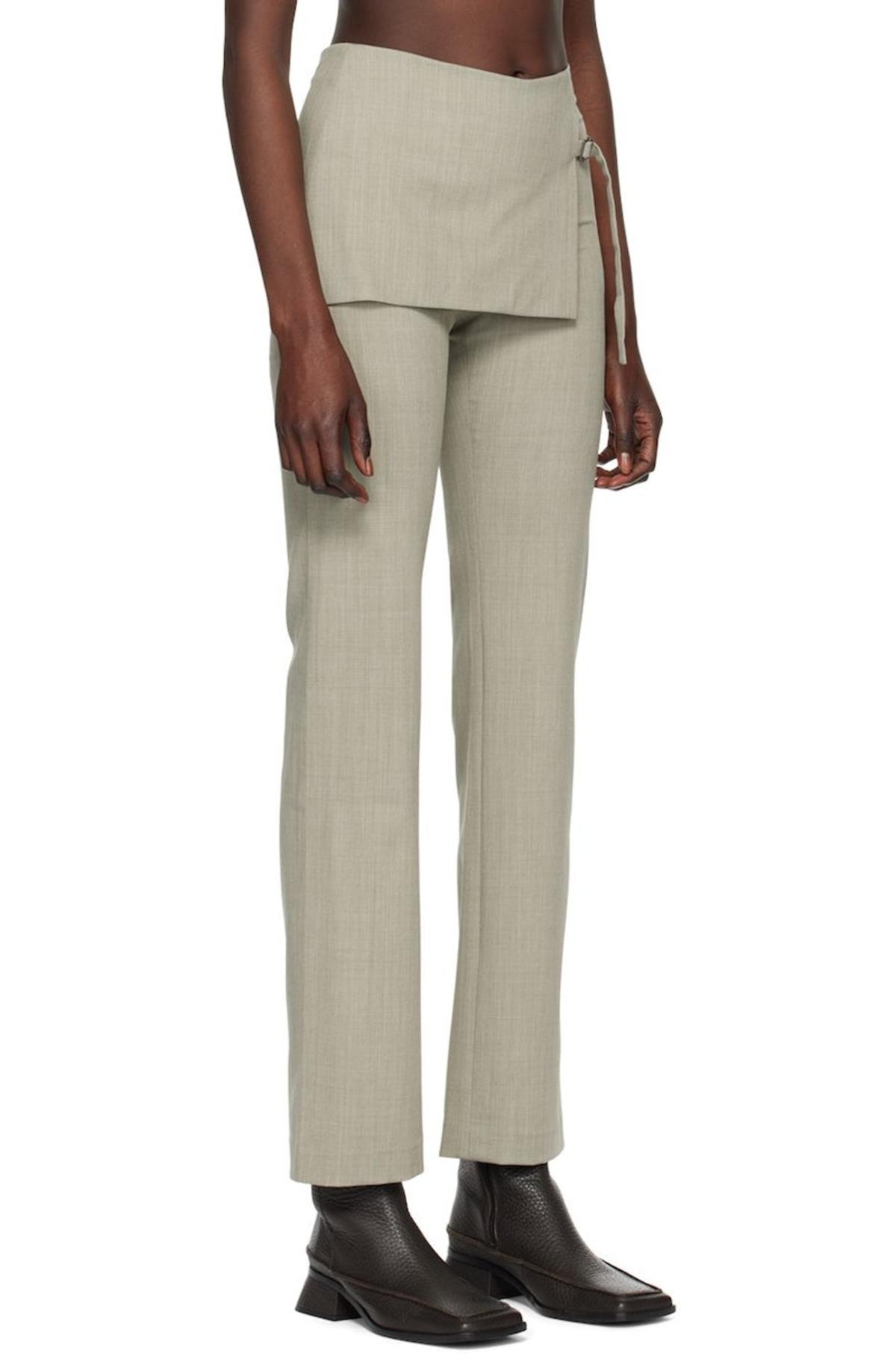 Paloma Wool Gray Archive Trousers Garmentory