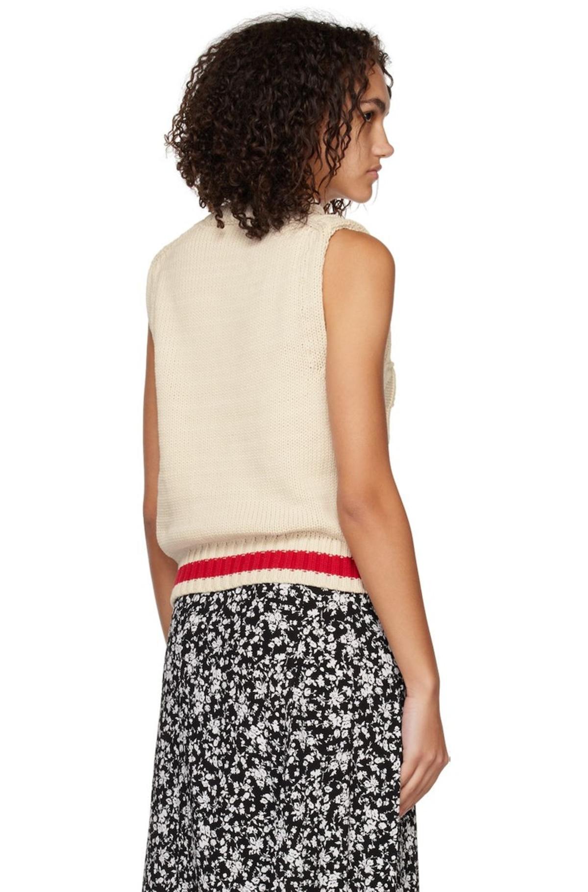 GANNI Rope Vest - Off-White | Garmentory