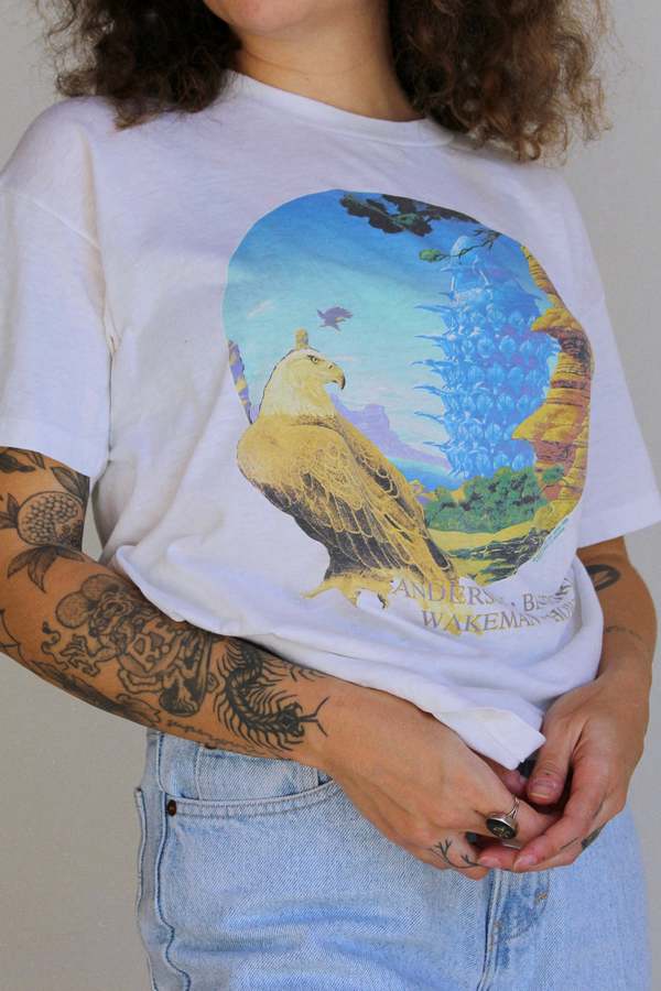 1989 Anderson Bruford Wakeman Howe Band Tour Tee | Garmentory