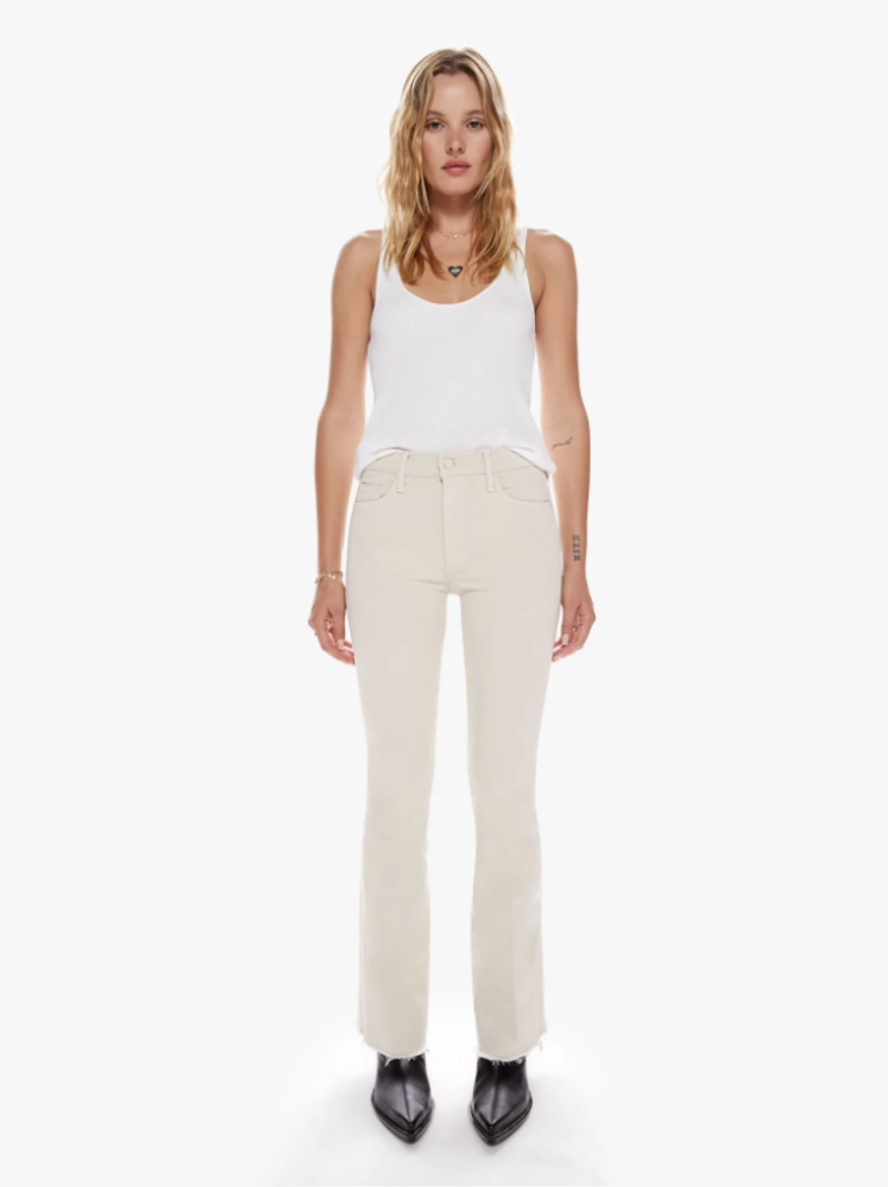 Mother Denim The Weekender Fray Jeans - Fog | Garmentory