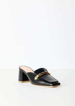 Rupert Sanderson Rapallo Mule - Black | Garmentory