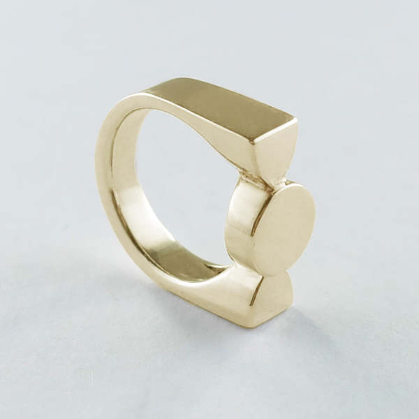 Lacar Mini Silo Ring - Gold | Garmentory