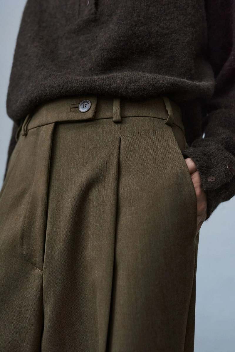 Cordera Tailoring Masculine Pants - Walnut | Garmentory