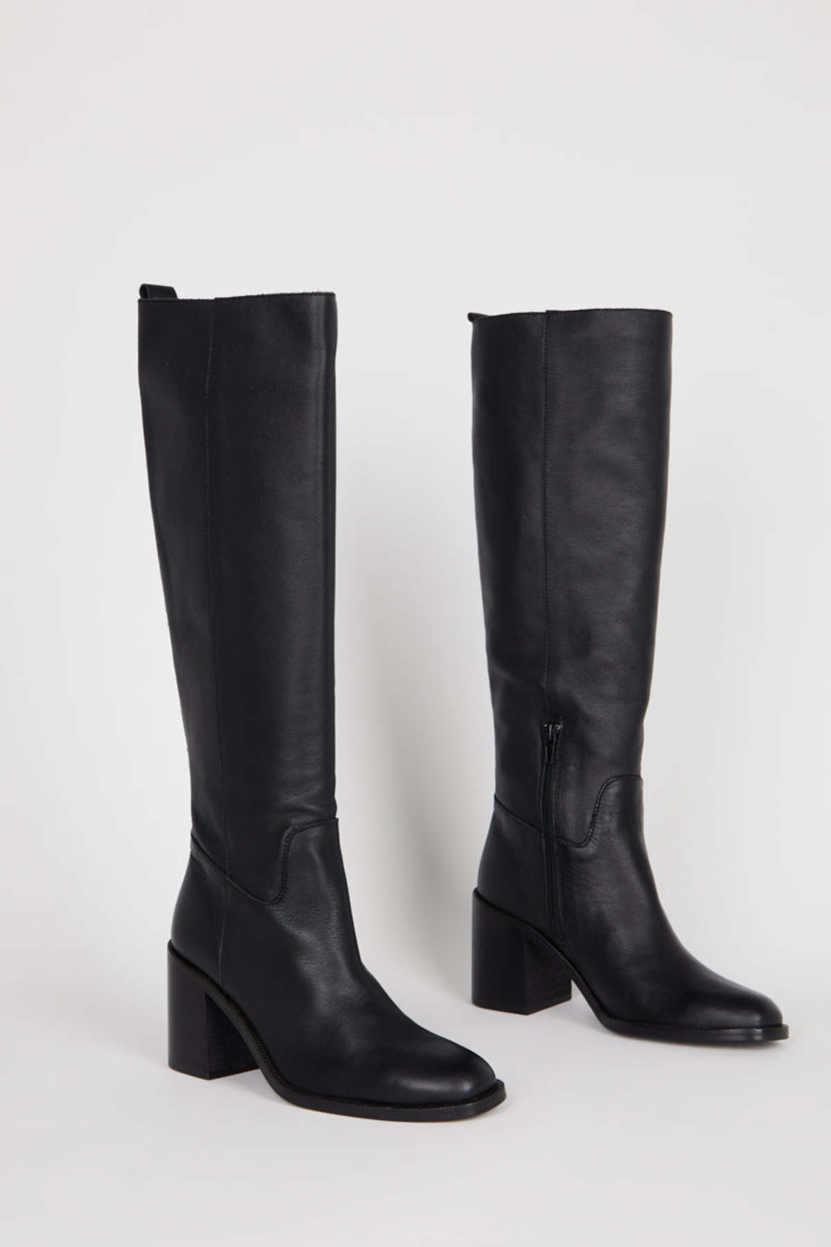 "INTENTIONALLY __________." Port Tall Barn Boot - Black | Garmentory