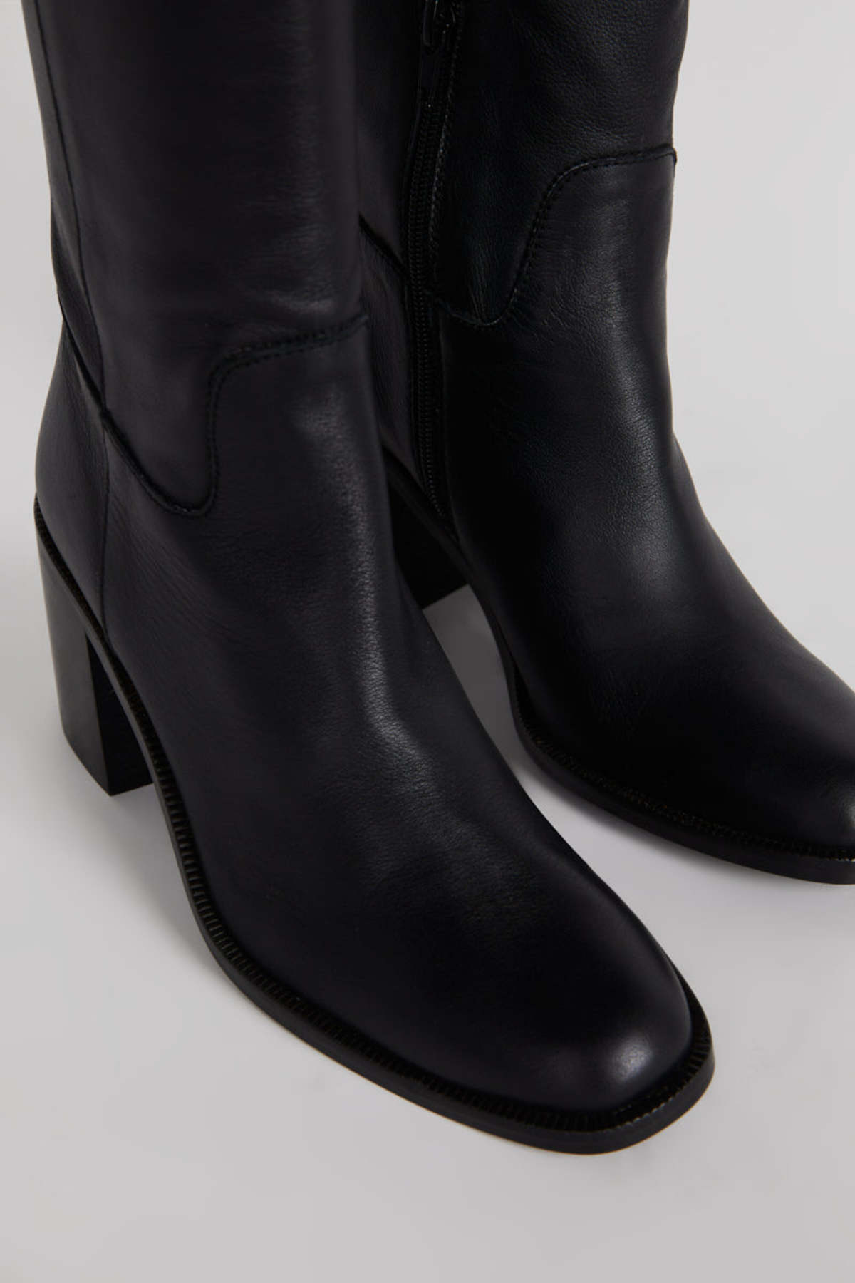 "INTENTIONALLY __________." Port Tall Barn Boot - Black | Garmentory