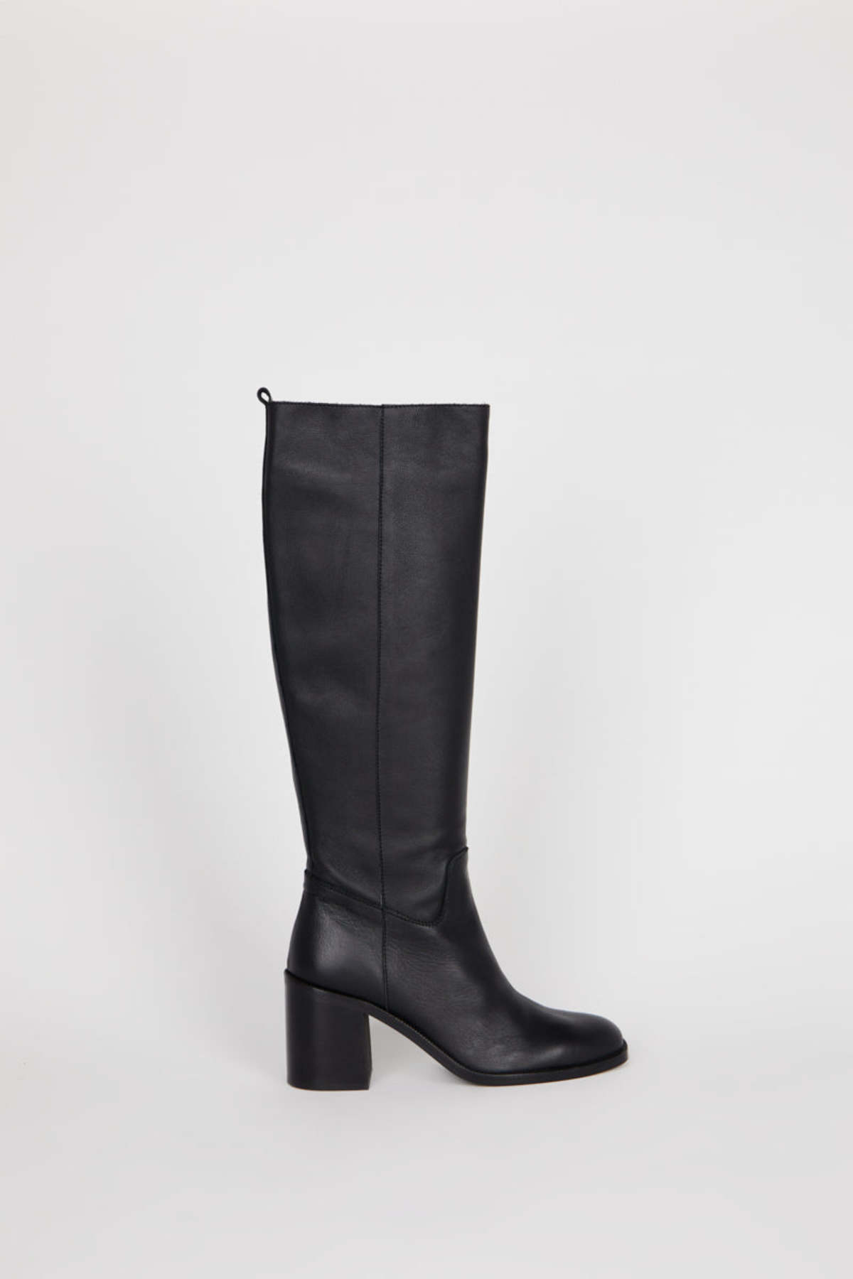 "INTENTIONALLY __________." Port Tall Barn Boot - Black | Garmentory