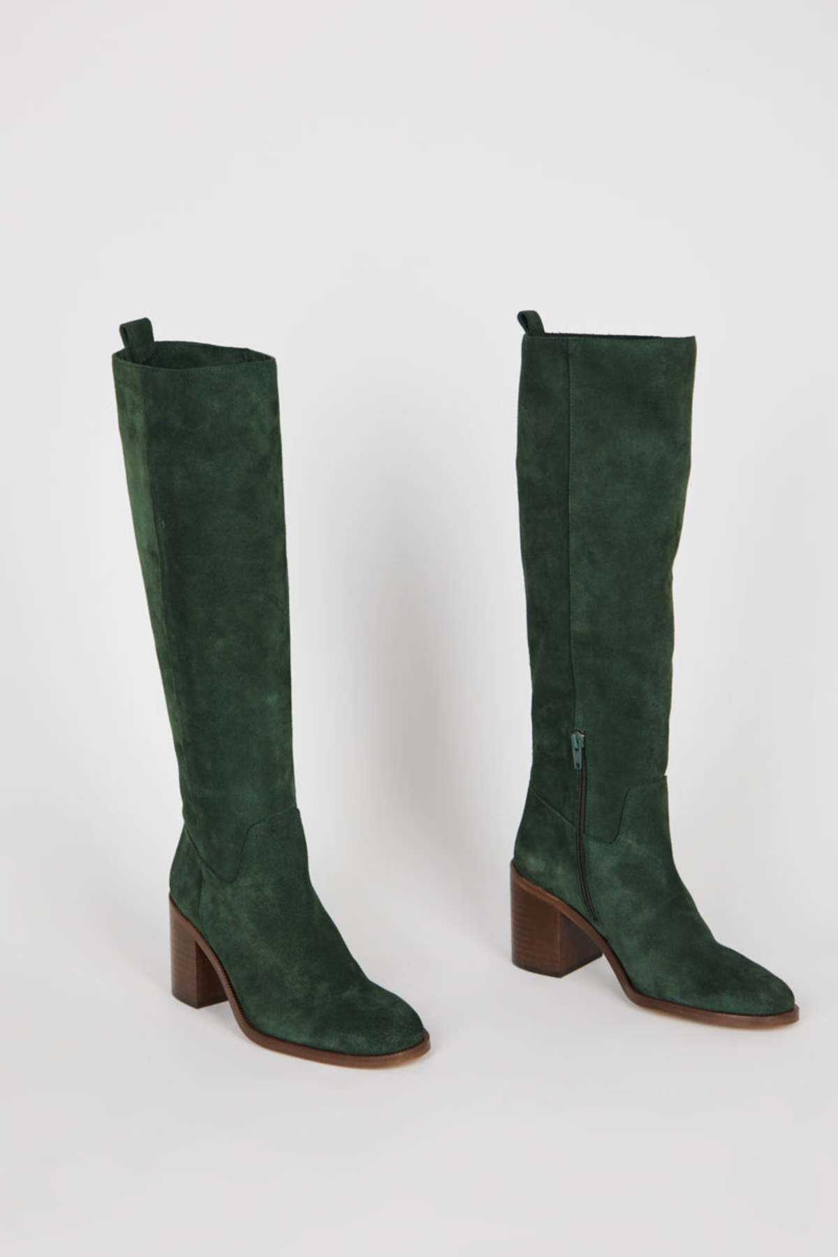 "INTENTIONALLY __________." Port Tall Barn Boot - Forest Suede | Garmentory