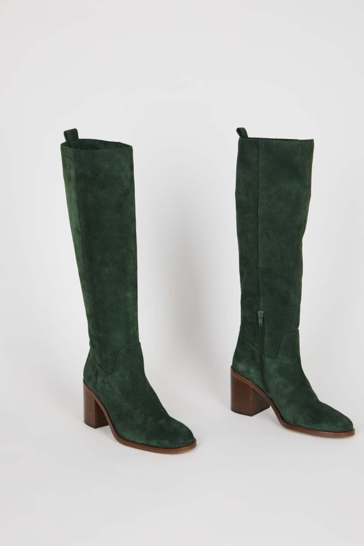 "INTENTIONALLY __________." Port Tall Barn Boot - Forest Suede | Garmentory