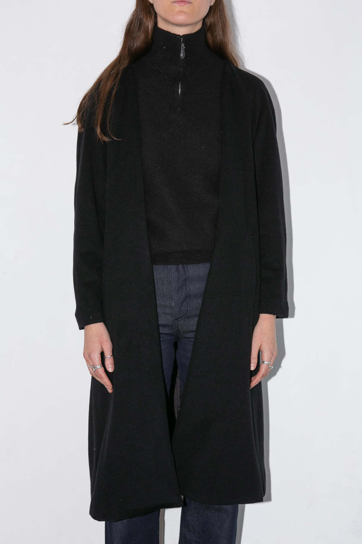 Longline Cashmere Duster Jacket | Garmentory