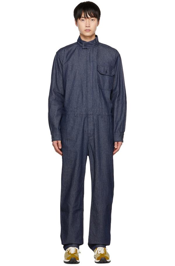 Engineered Garments Navy Racing Jumpsuit | Garmentory