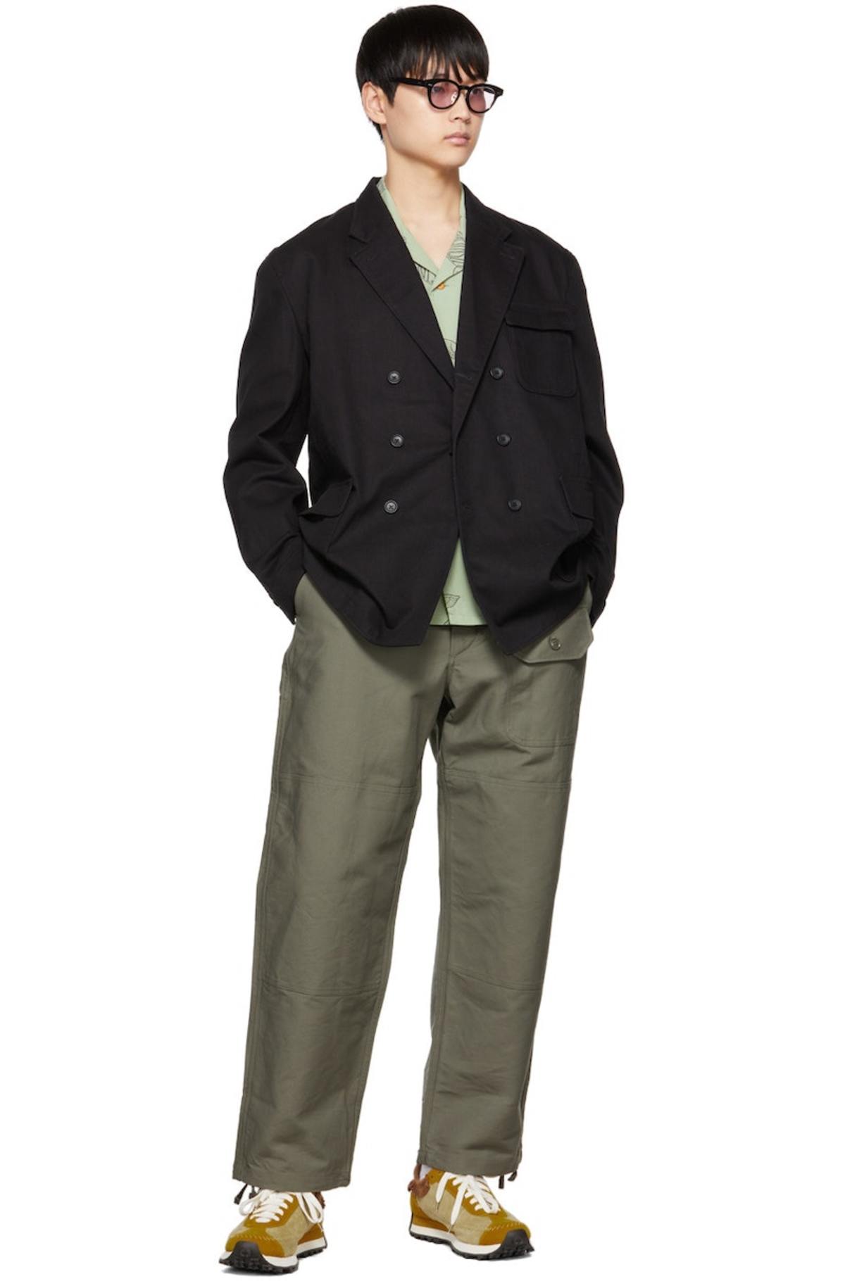 Engineered Garments Black Reefer Jacket | Garmentory
