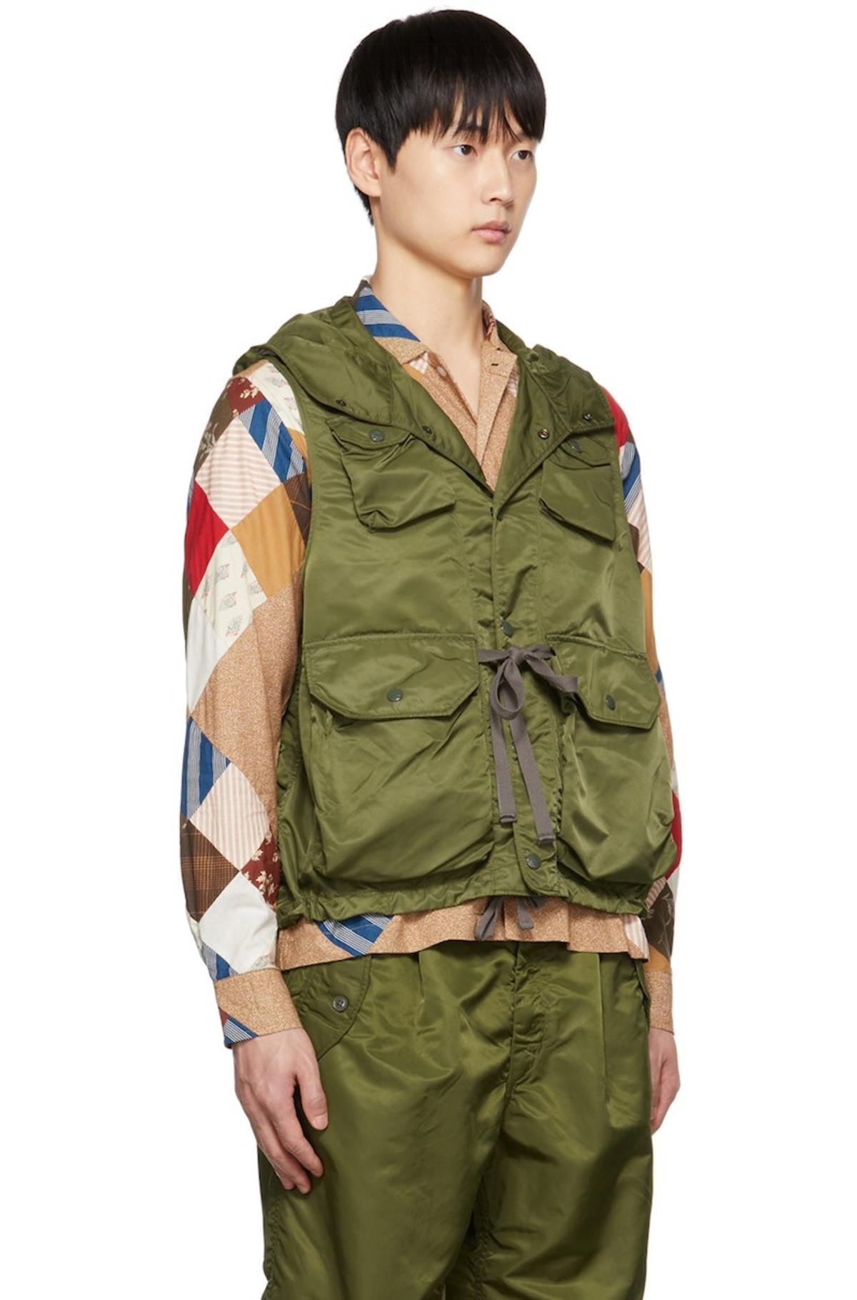 Engineered Garments Field Vest - Green | Garmentory