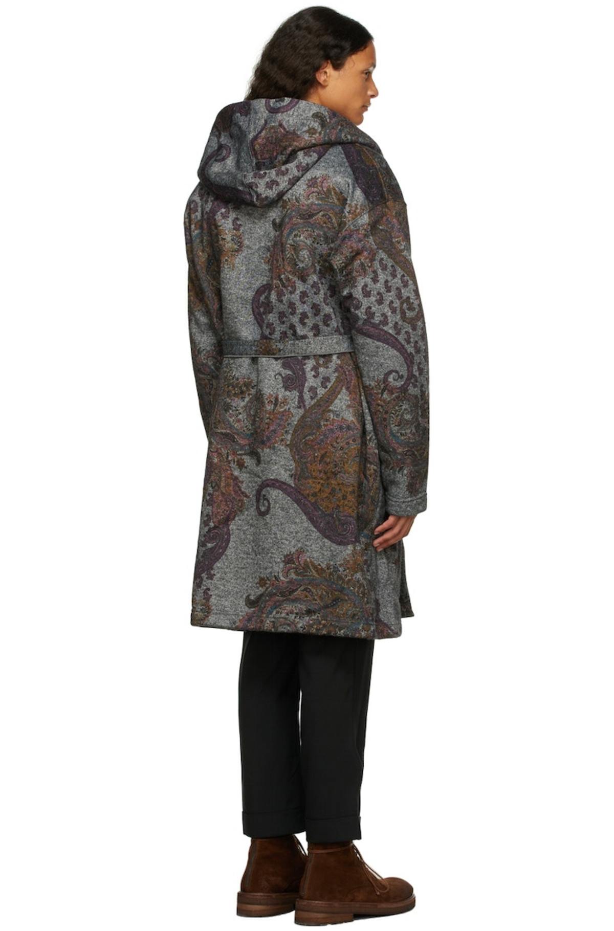 Engineered Garments Paisley Robe - Grey | Garmentory