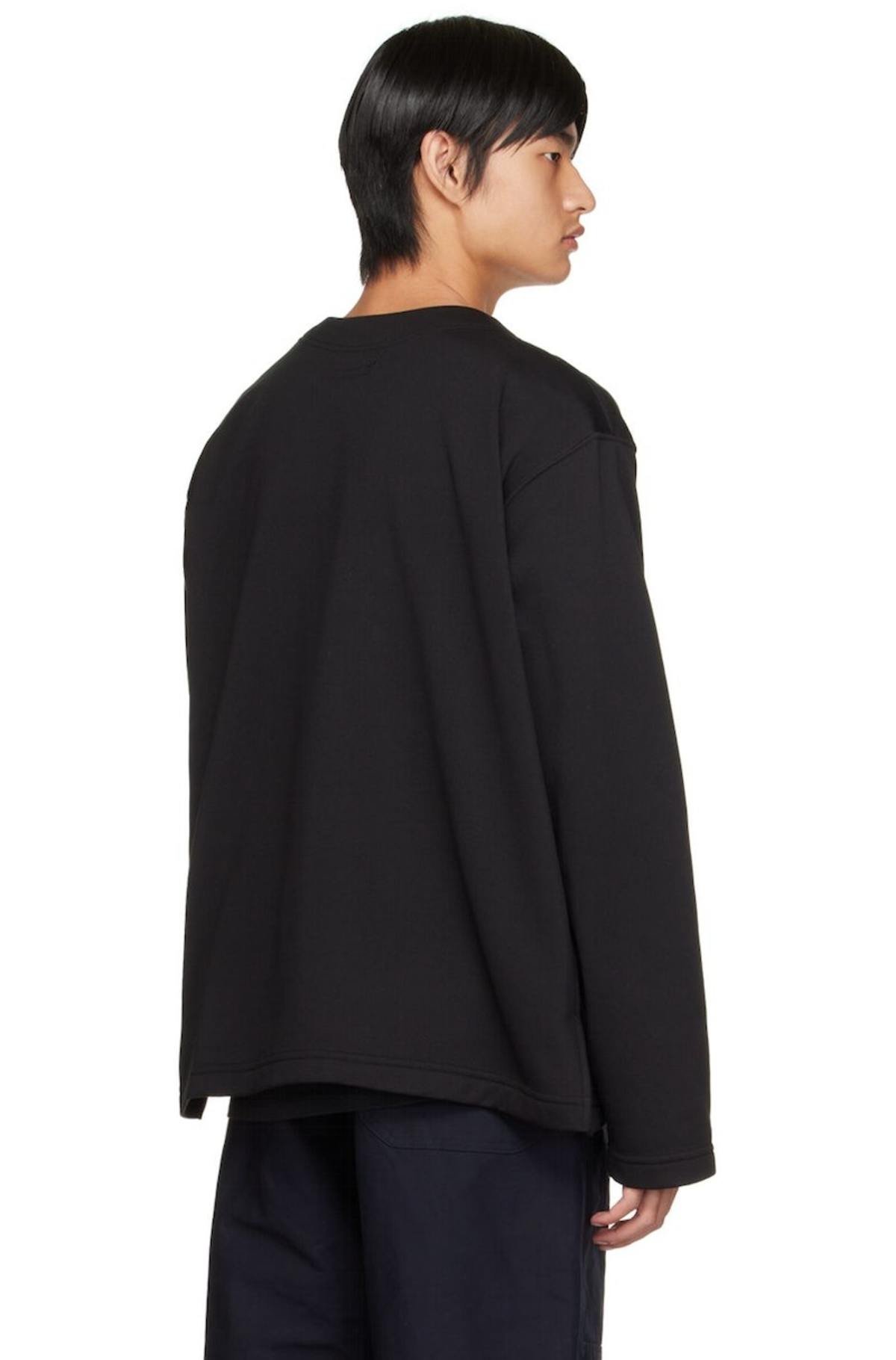 Engineered Garments Black Track Cardigan | Garmentory