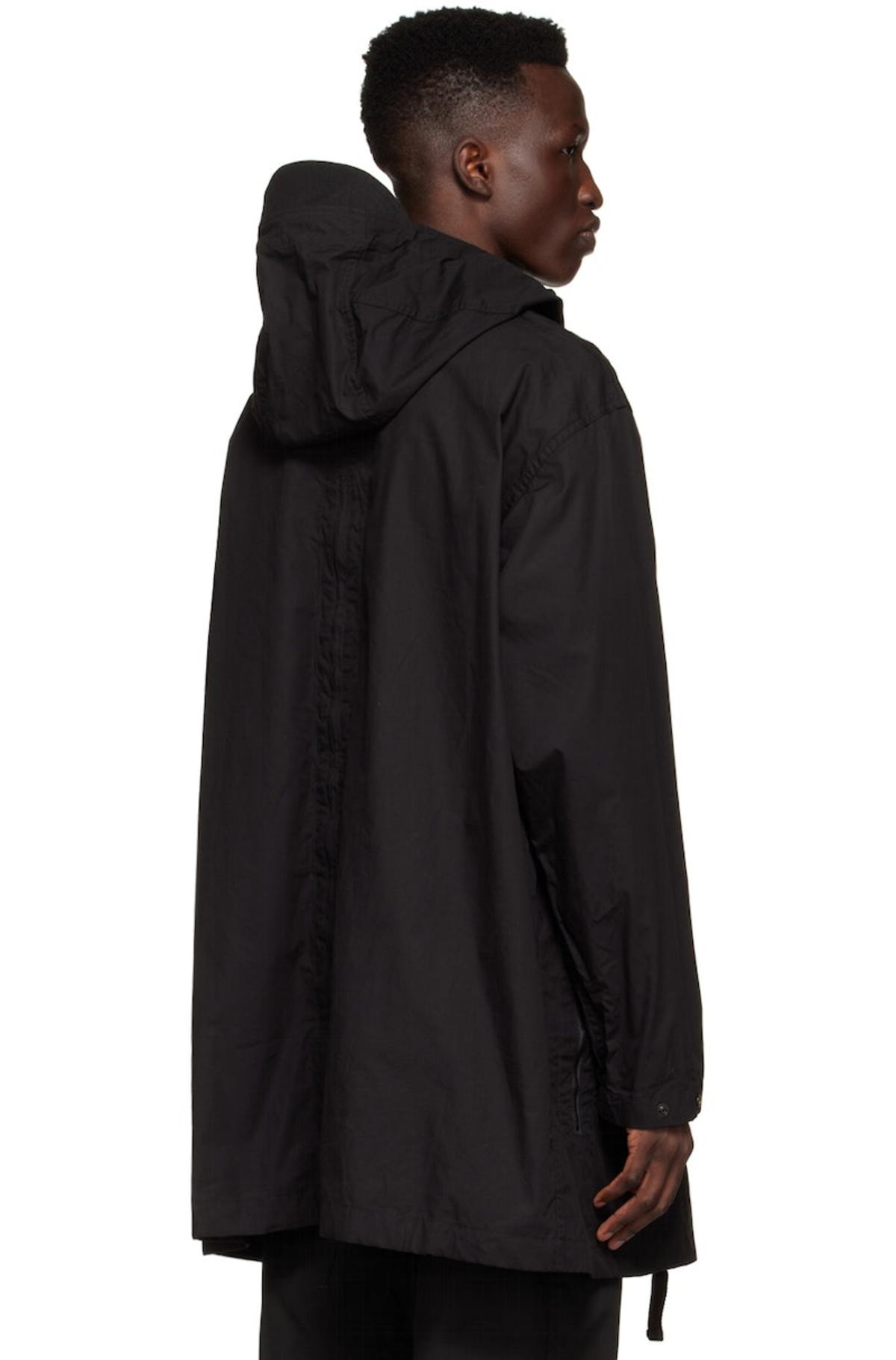 Engineered Garments Black Cotton Coat | Garmentory