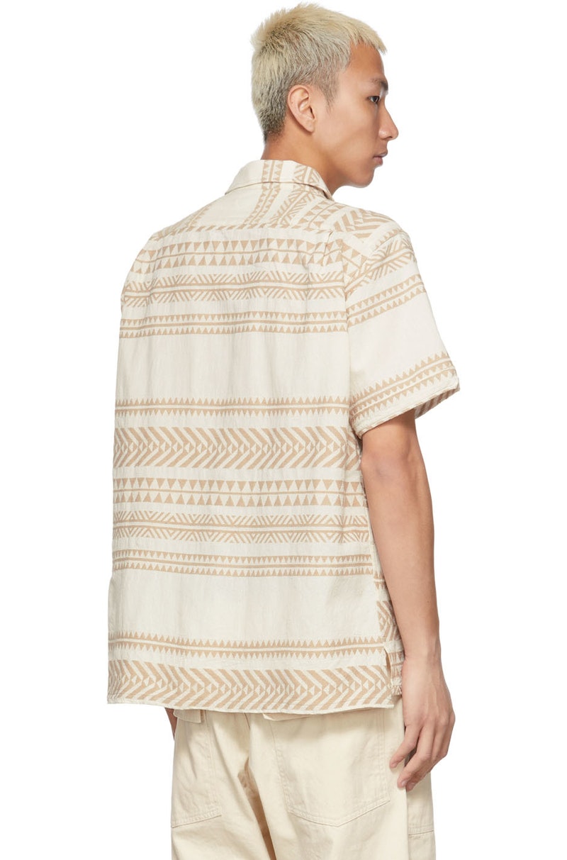 Engineered Garments Beige Print Shirt | Garmentory