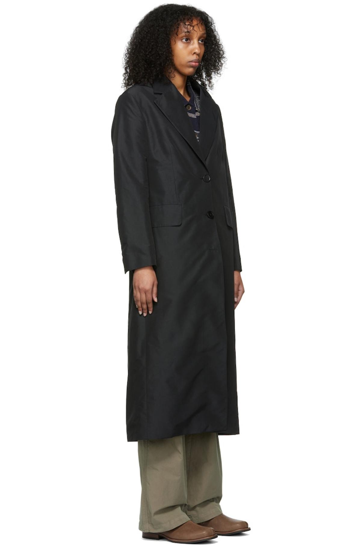 Our Legacy Black Recycled Polyester Coat | Garmentory