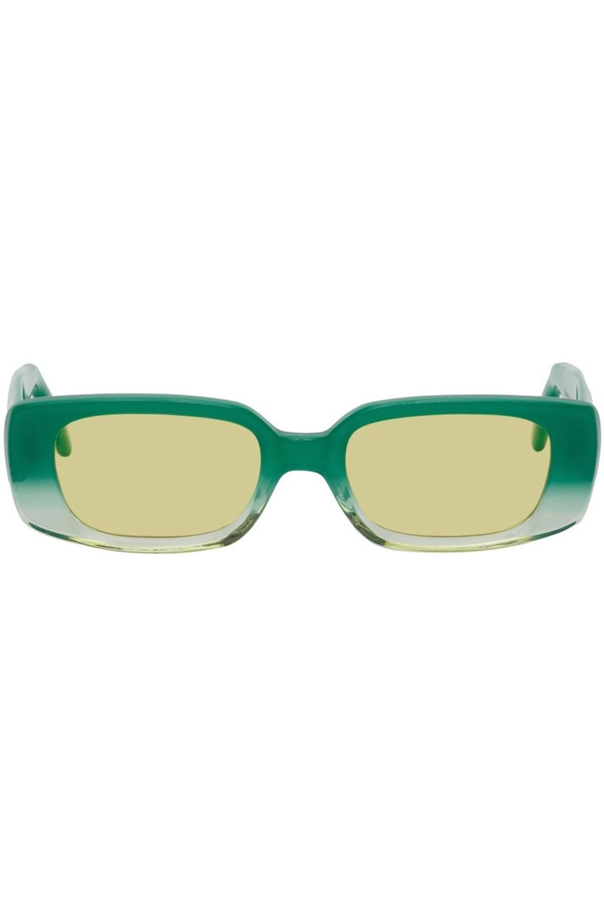 Our Legacy Green Samhain Sunglasses | Garmentory