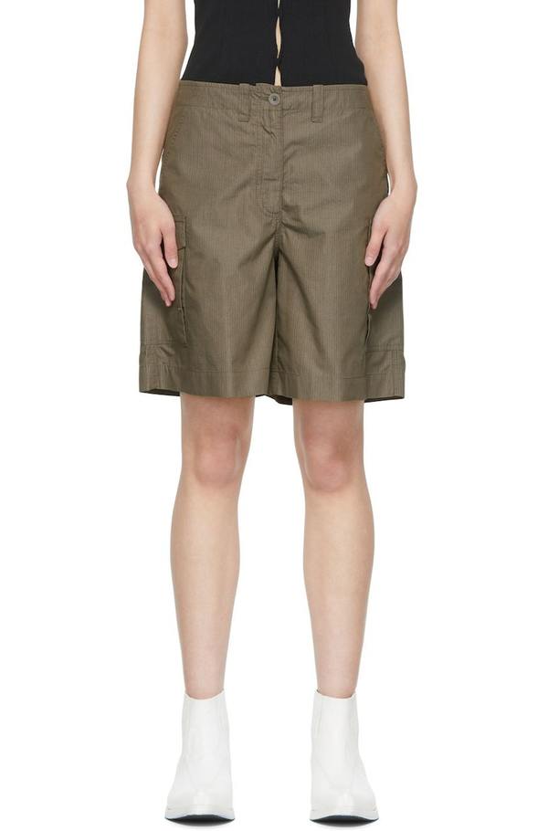 Our Legacy Khaki Parachute Shorts | Garmentory