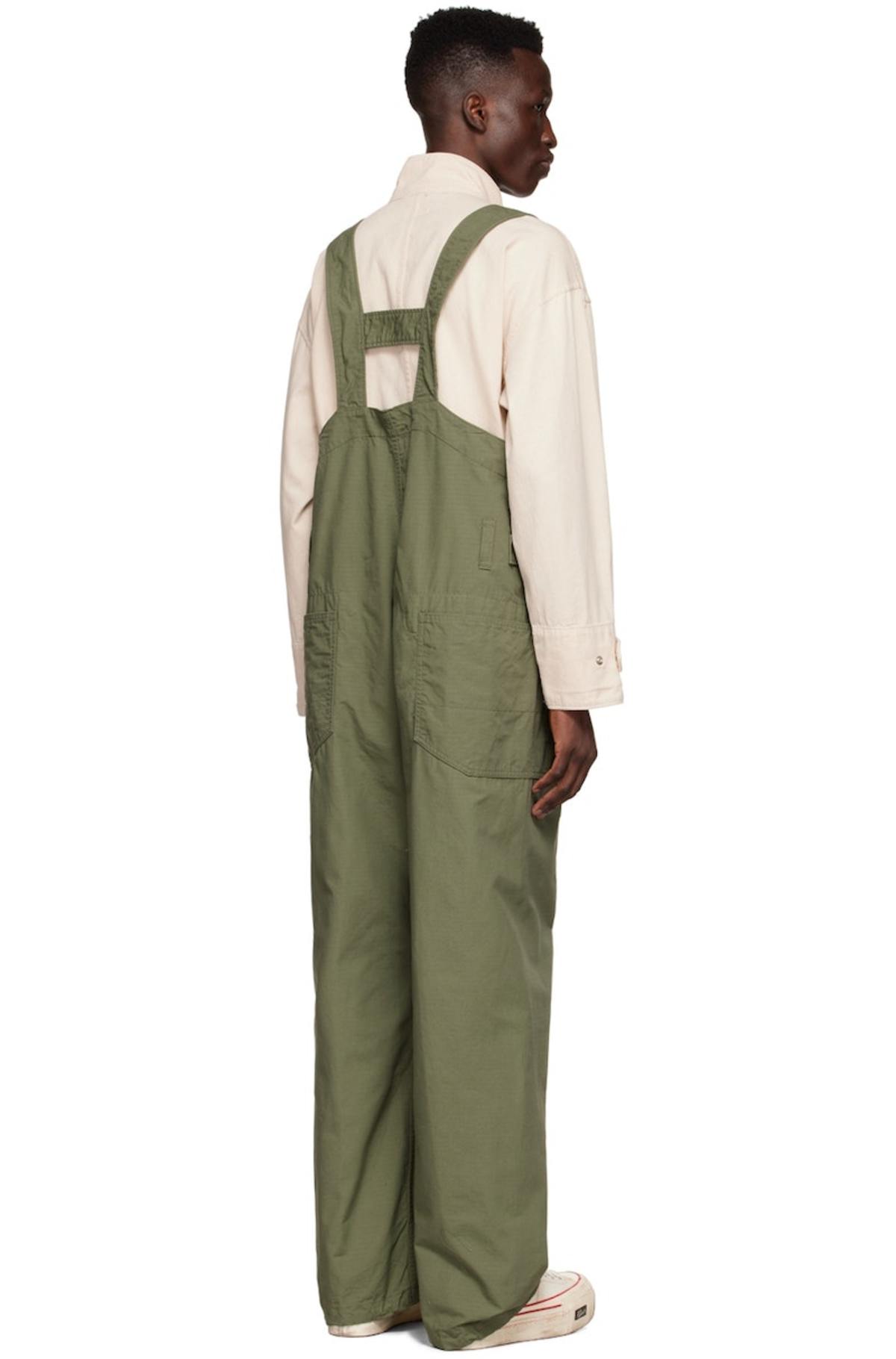 Engineered Garments Green Cotton Overalls | Garmentory