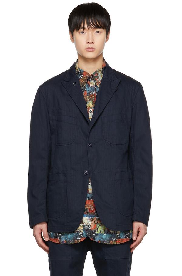 Engineered Garments Navy Bedford Jacket | Garmentory