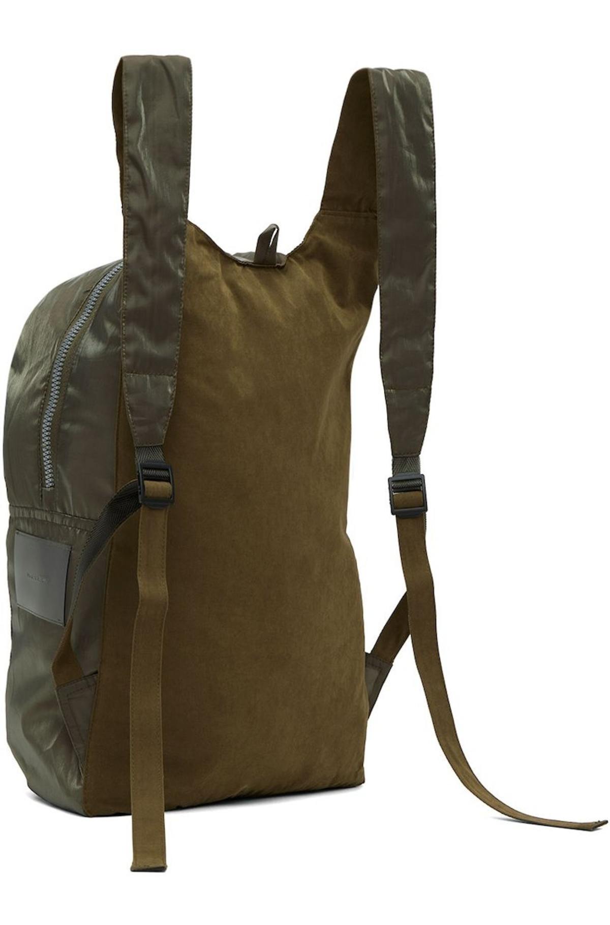 Our Legacy Slim Backpack - Army Green Shimmer | Garmentory