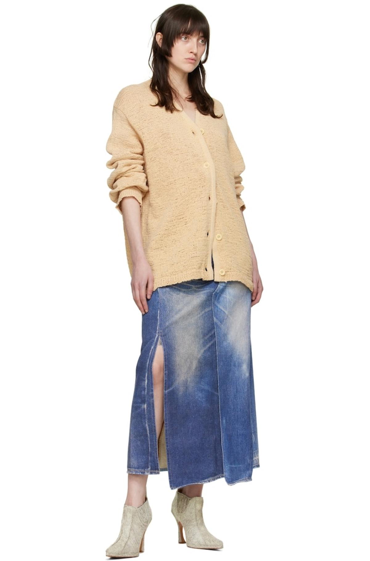 Our Legacy Beige Nylon Cardigan | Garmentory