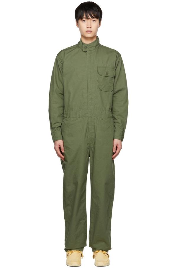Engineered Garments Green Racing Jumpsuit | Garmentory