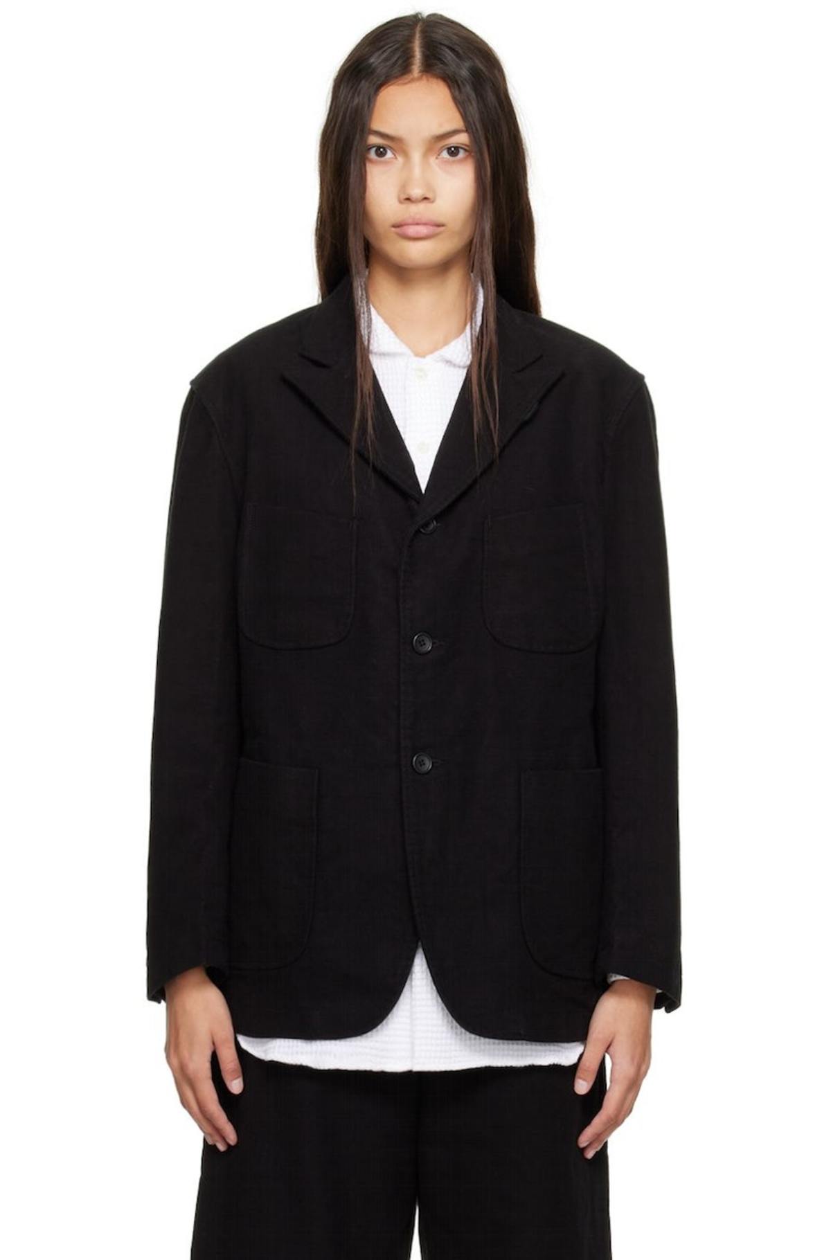 Engineered Garments NB Blazer - Black | Garmentory