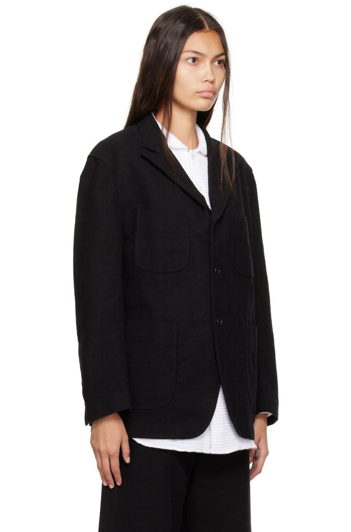 Engineered Garments NB Blazer - Black | Garmentory