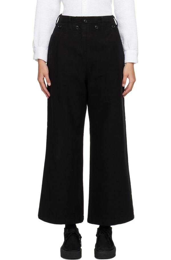 Engineered Garments Sailor Trousers - Black | Garmentory