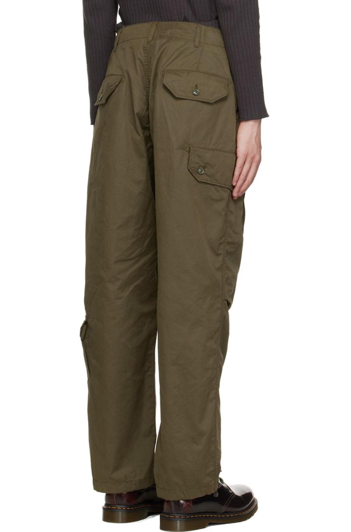Engineered Garments Flight Cargo Pants - Olive | Garmentory